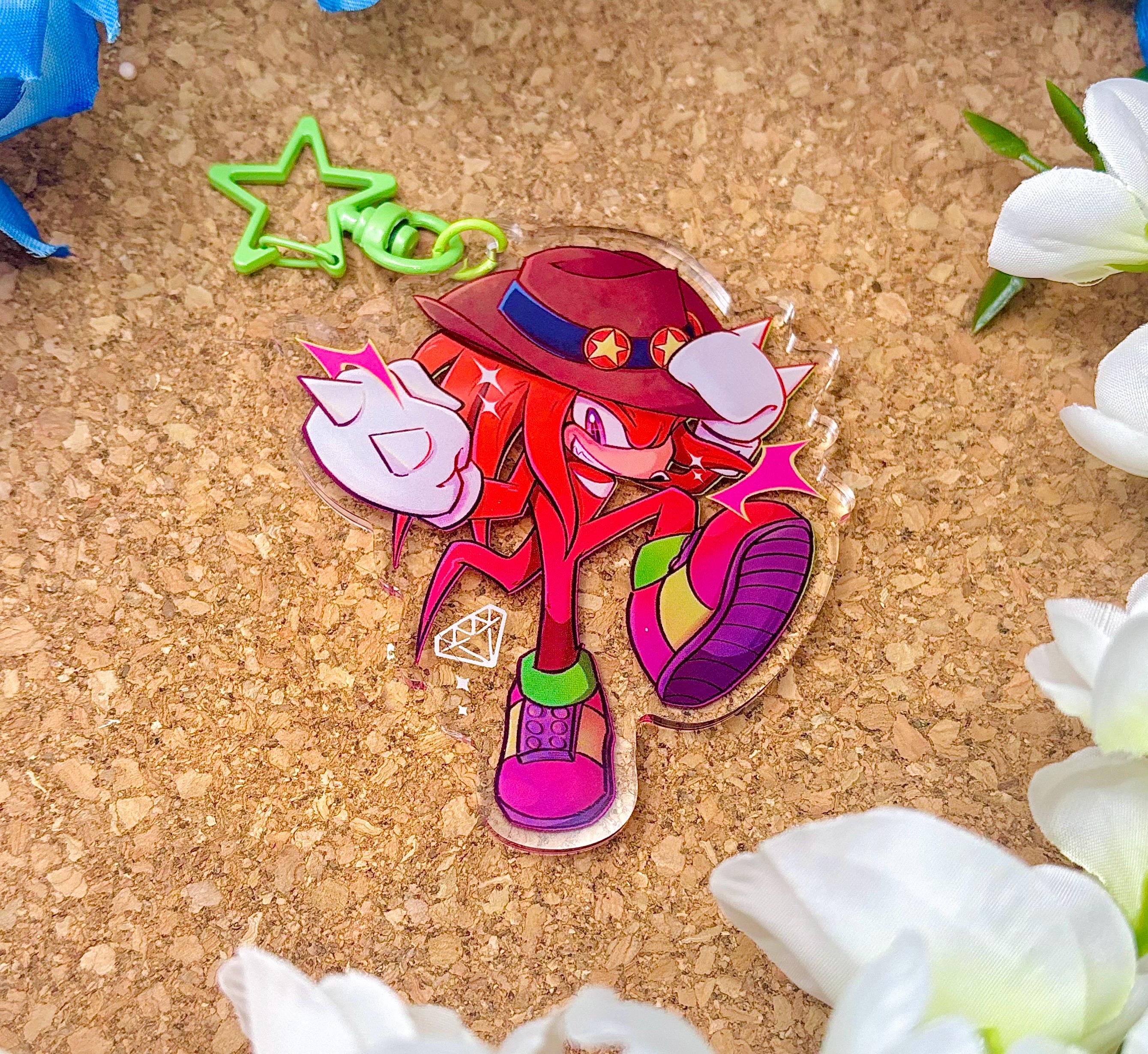 Sonic 3 Inch Acrylic Keychain/charms | Double-sided | Sonic Hedgehog ...