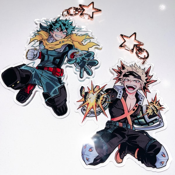 My Hero Academia Keychain - Etsy
