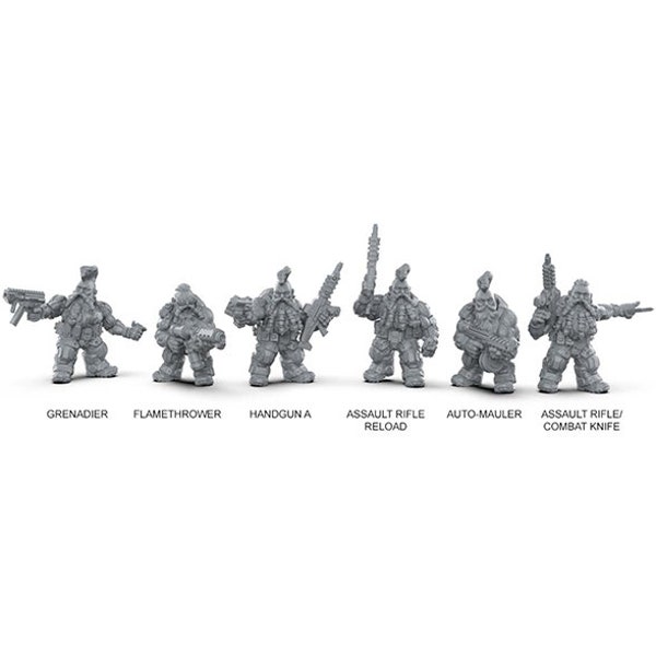 28mm Space Dwarf Miniatures - Etsy