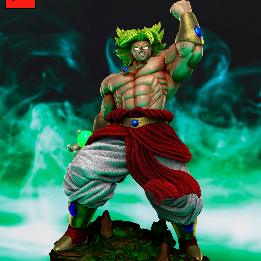 Dragon Ball Z Models 01 Broly Bust 1/6 1/10 Scale Broly Full 1/6 Scale ...