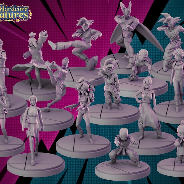 Tabletop Anime Miniatures - Etsy