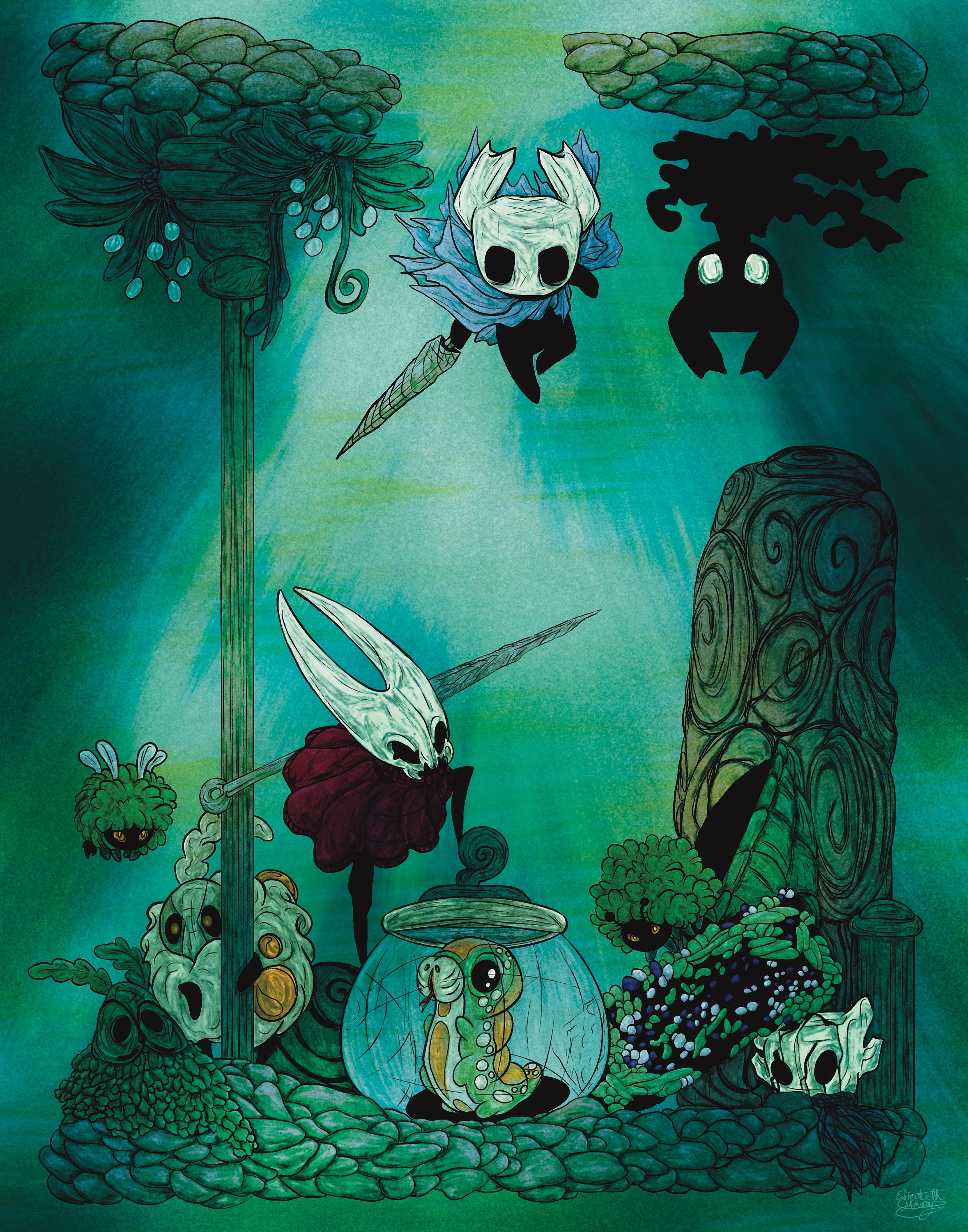 Hollow Knight: Greenpath Journey - Etsy