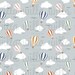 Hot Air Balloon Seamless Pattern, Pastel Balloon Seamless Pattern, Boy ...