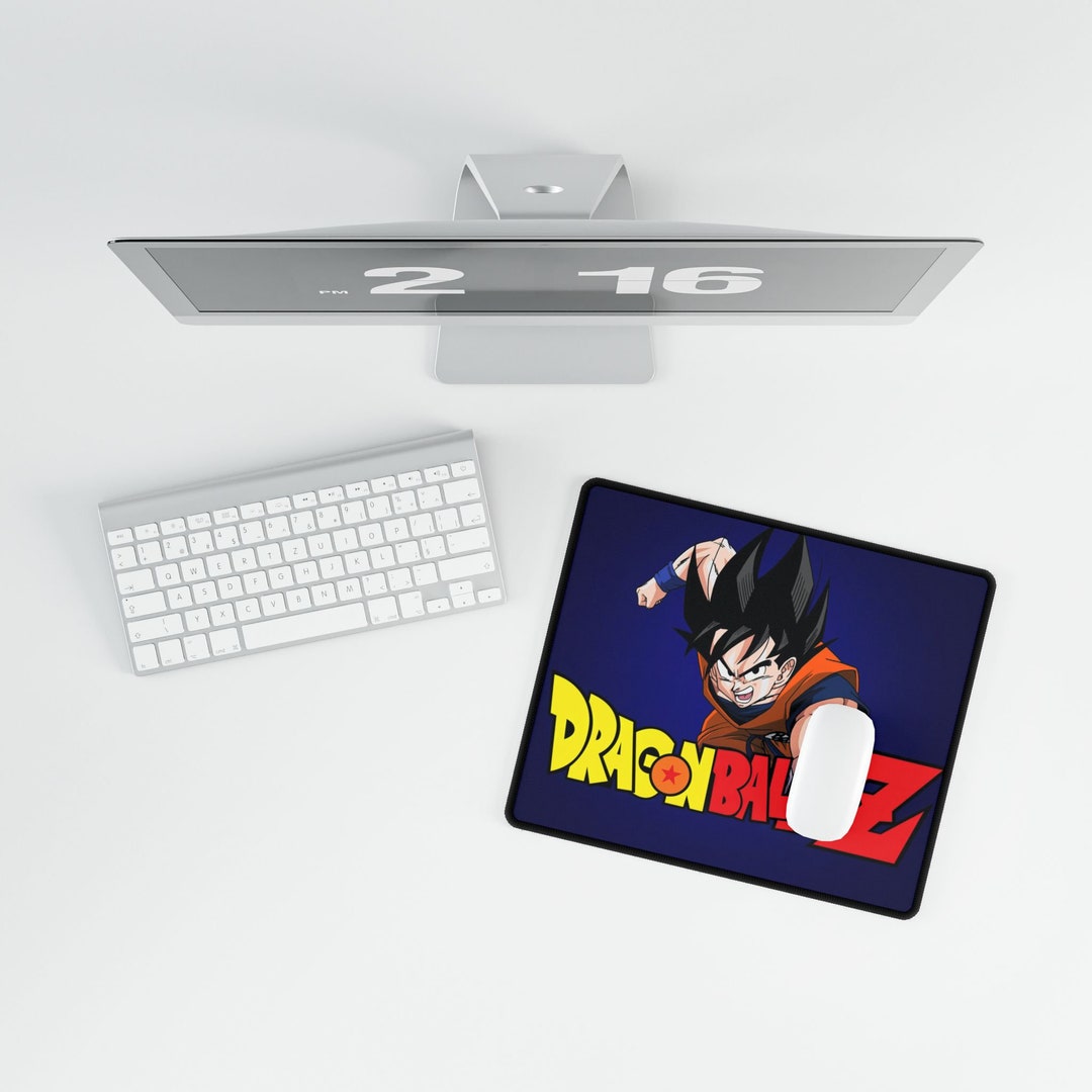 Dragon Ball Z Goku Mouse Mat Anime Gaming Desk Pad With DBZ Logo High ...