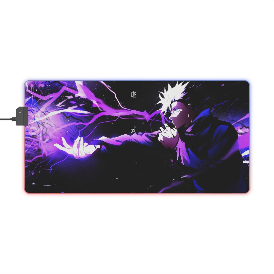 Satoru Gojo LED Gaming Mouse Pad, Jujutsu Kaisen Edition. Elevate Your ...