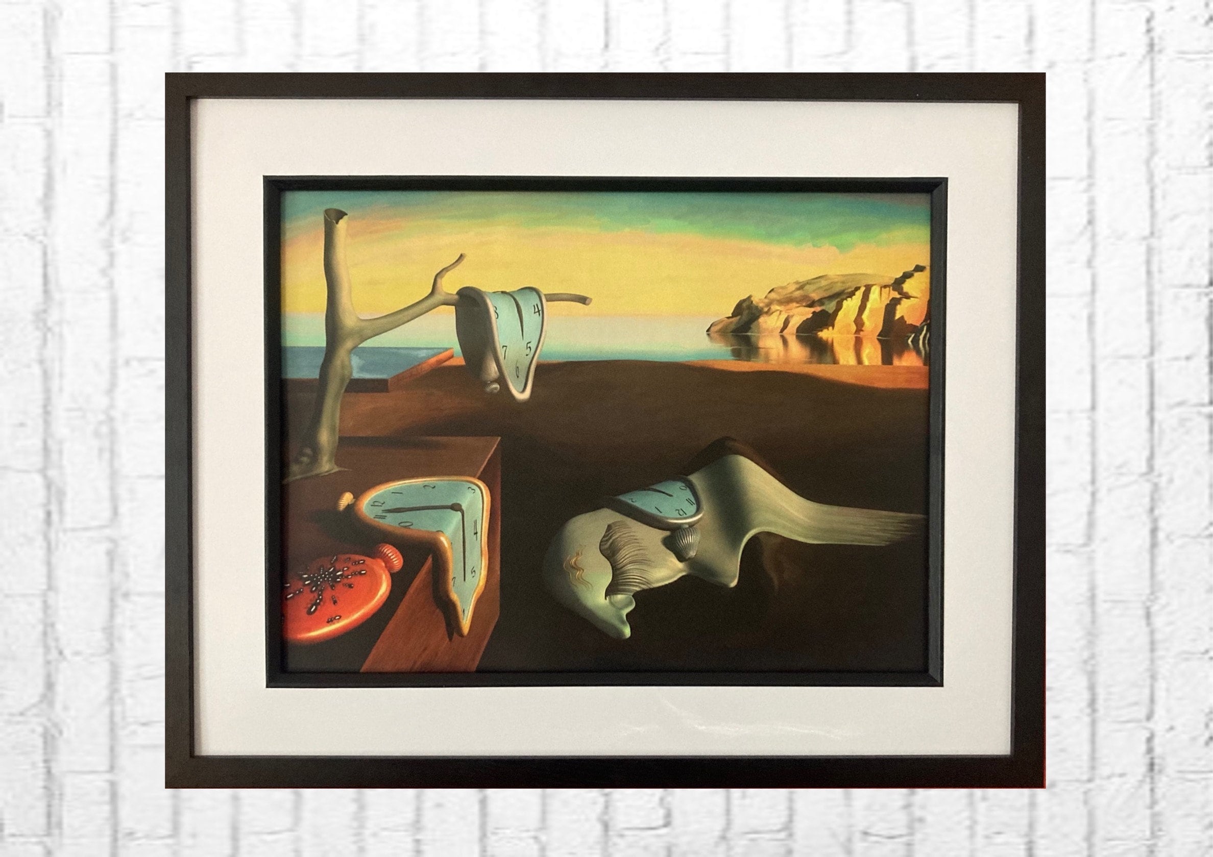 Salvador Dali, the Persistence of Memory. Famous Painting Classic ...
