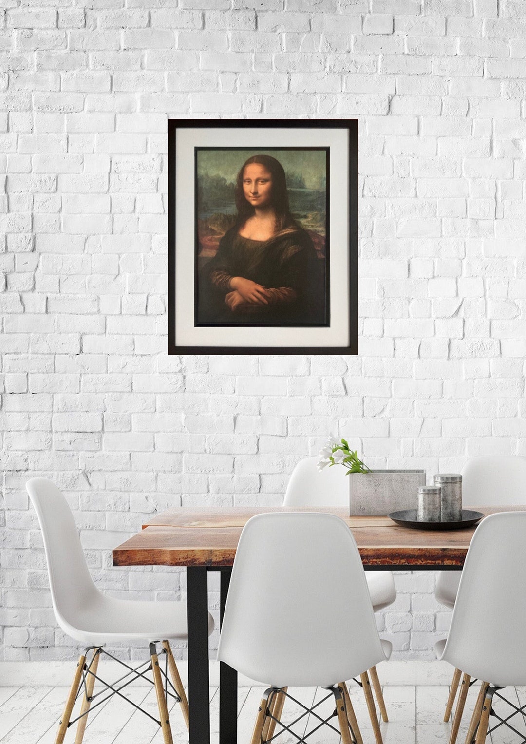 Mona Lisa by Leonardo Da Vinci. Famous Painting Classic Masterpiece for ...