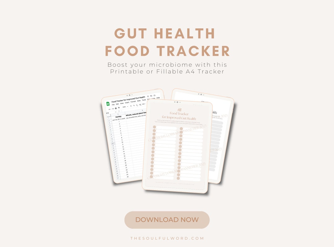 Food Tracker | Gut Health | Microbiome | Eat More Variety Food Tracking ...