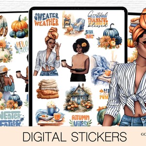 Autumn Stickers Goodnotes Stickers PNG Digital Stickers Autumn Icons ...