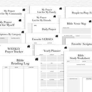 Digital Bible Study Notebook SOAP Bible Study Goodnotes Template Sermon ...