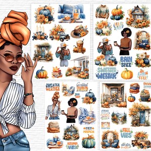 Autumn Stickers Goodnotes Stickers PNG Digital Stickers Autumn Icons ...