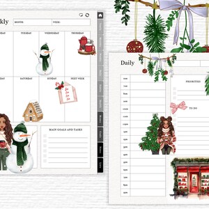 Christmas Digital Stickers for Goodnotes Planner Digital Planning ...