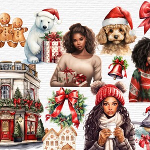 Christmas Digital Stickers Christmas Stickers Winter Sticker Kit ...