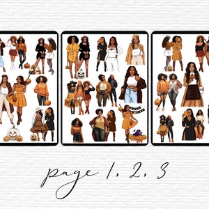 Spooky Halloween Goodnotes Stickers Kit Autumn Digital Planner Icons ...