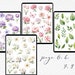 Flower Stickers Digital Spring Stickers April Digital Planner Stickers ...