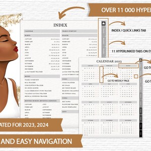 Digital Planner 2023 2024 Dated iPad Goodnotes Notability, Digital ...