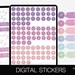 Spring Digital Stickers Individual Png Spring Flowers Floral Icons ...