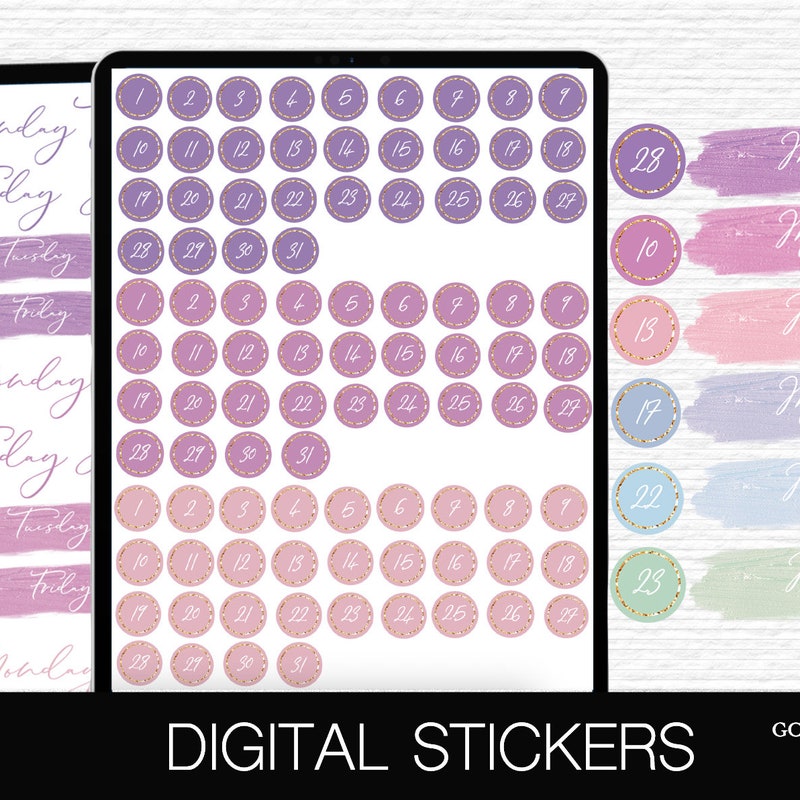 Goodnotes Date Dots Planner - Etsy