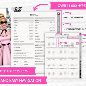 2025 Digital Planner Goodnotes Planner iPad Planner Notability Planner ...