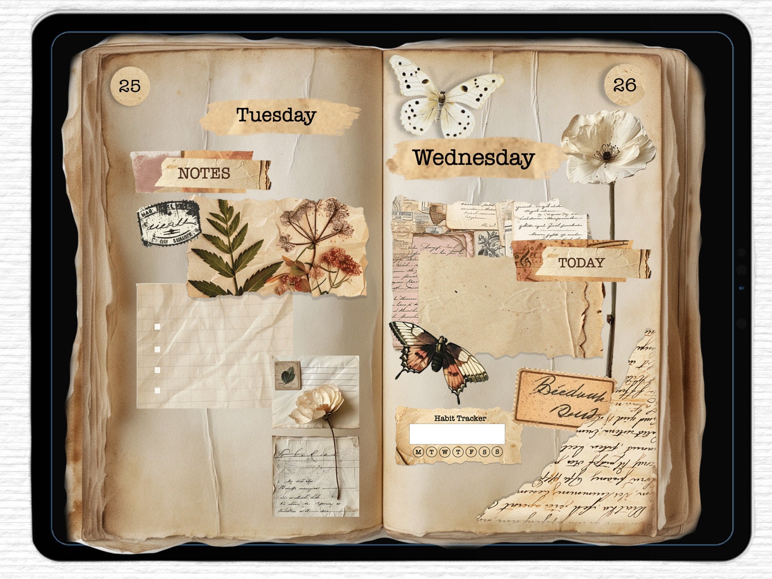 Digital Journal Stickers Bullet Journal Stickers for iPad Notability ...