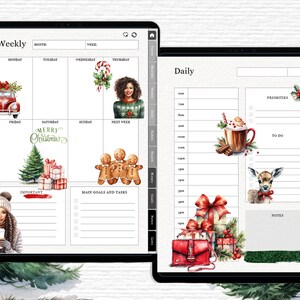 Christmas Digital Stickers Christmas Stickers Winter Sticker Kit ...
