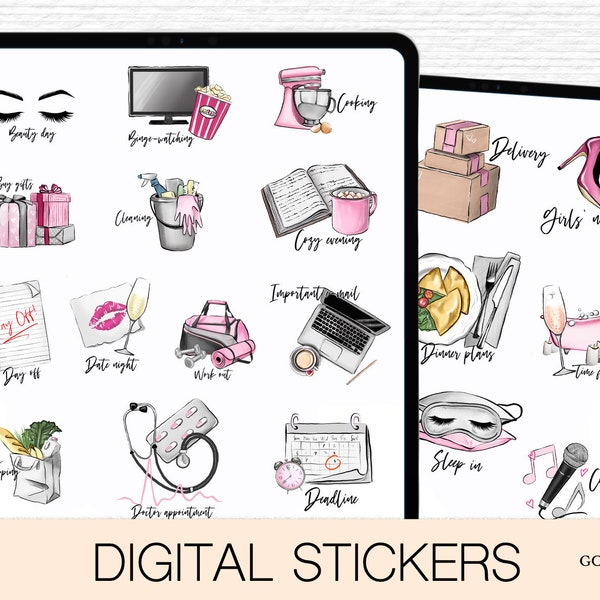 Digital Stickers - Etsy