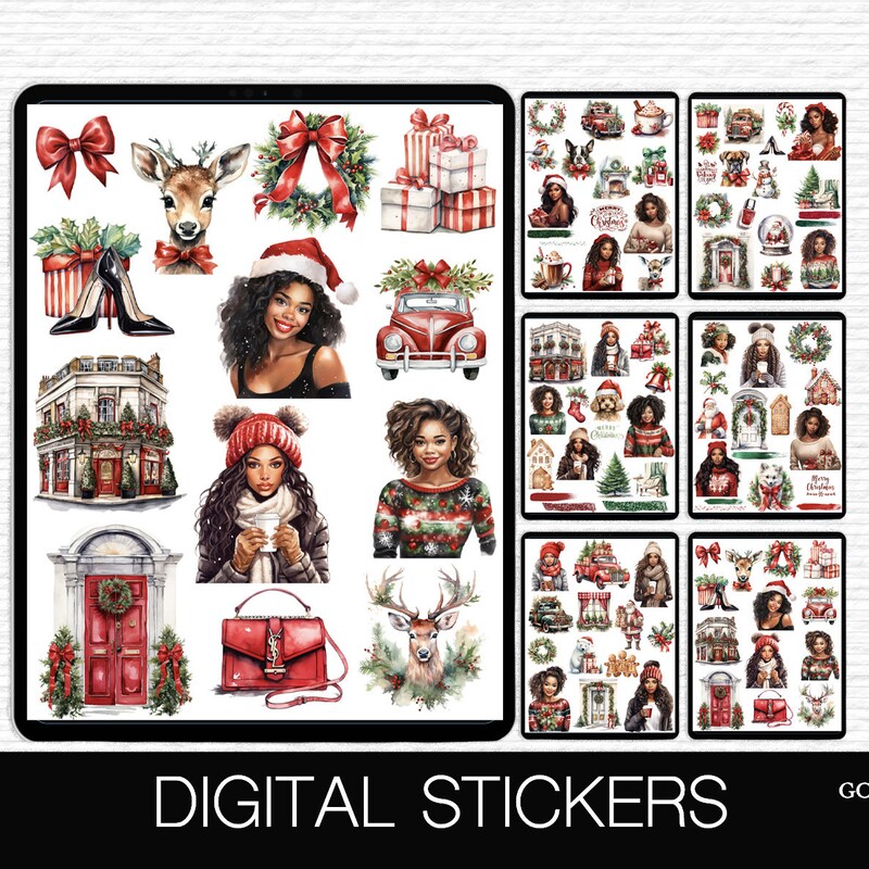 Christmas Stickers - Etsy