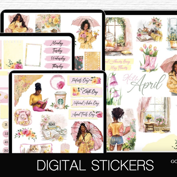 Digital Planner Stickers - Etsy