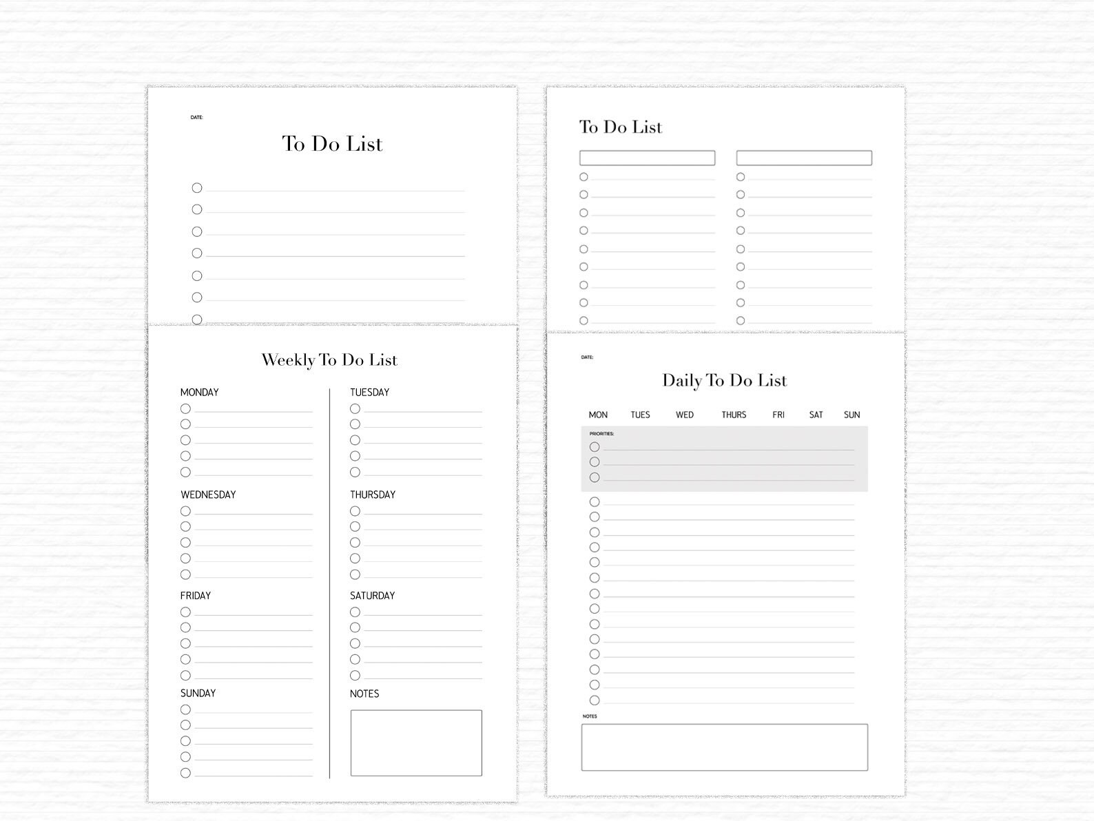 To Do List Goodnotes Template Daily Digital Task Tracker Weekly Task ...