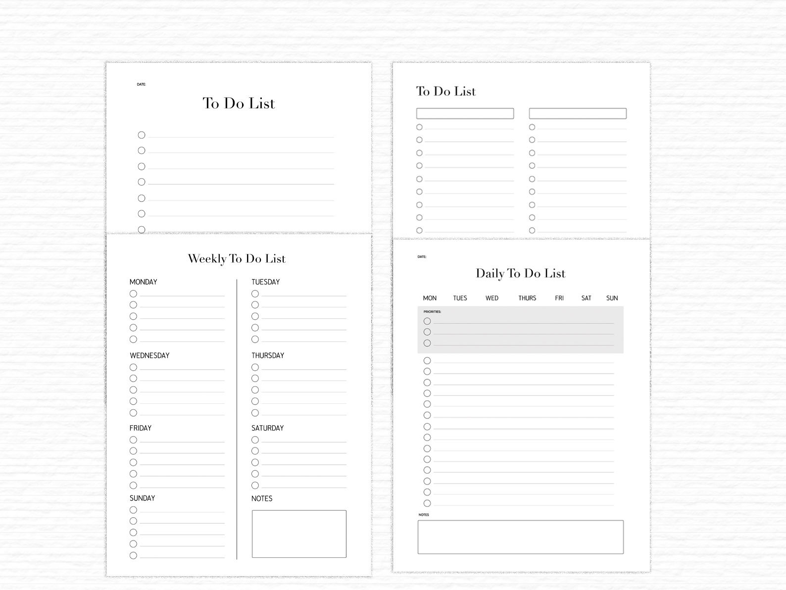 To Do List Goodnotes Template Daily Digital Task Tracker Weekly Task ...