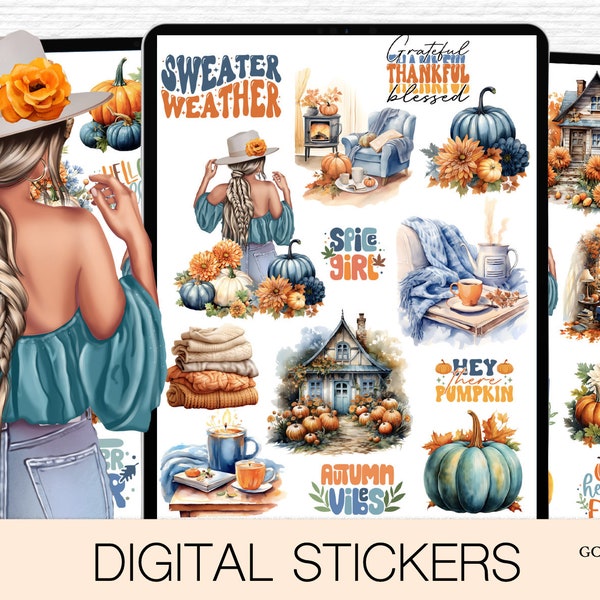 Autumn Digital - Etsy