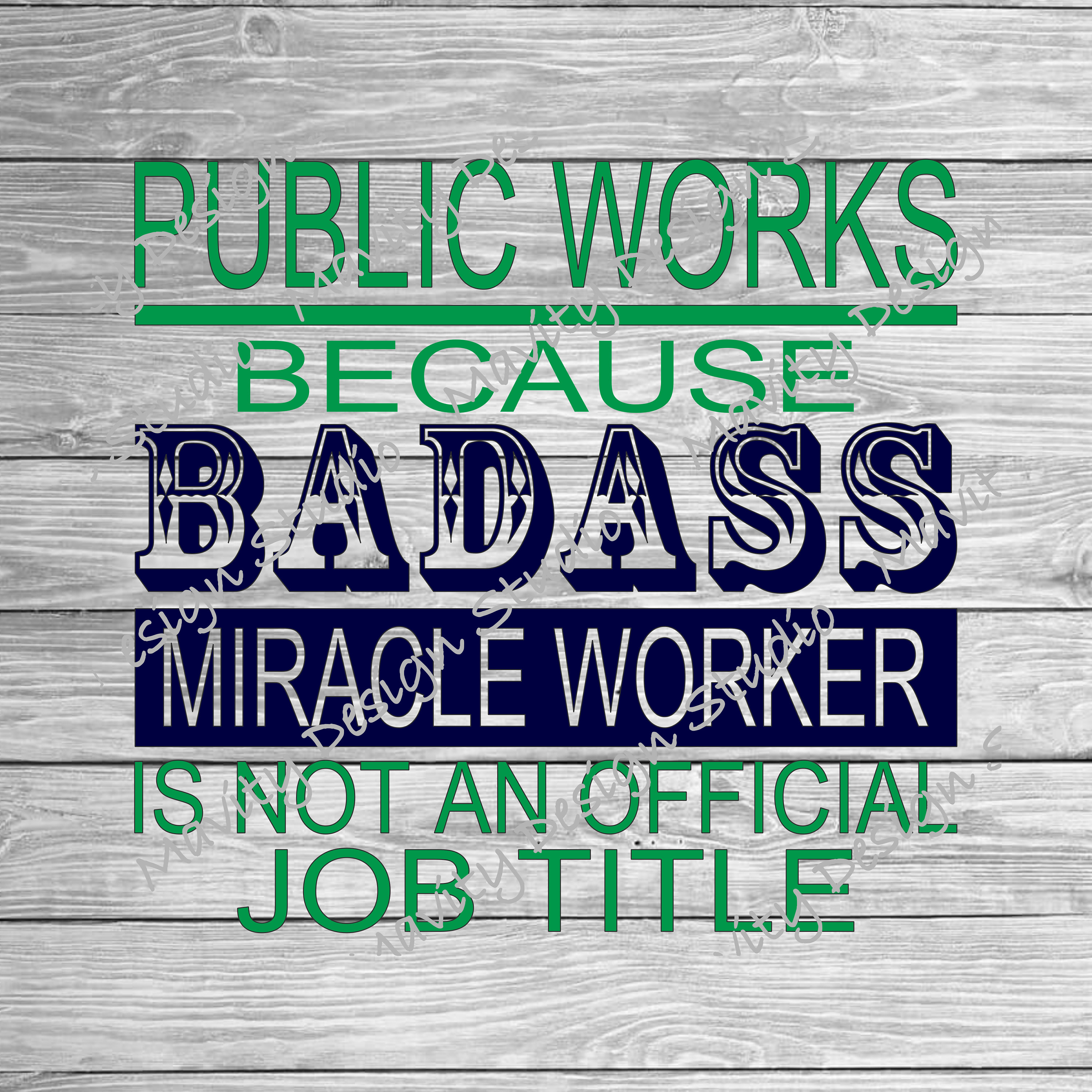 Public Works Employee Svg | Janitor Png | Garbage Man Vector | Badass ...