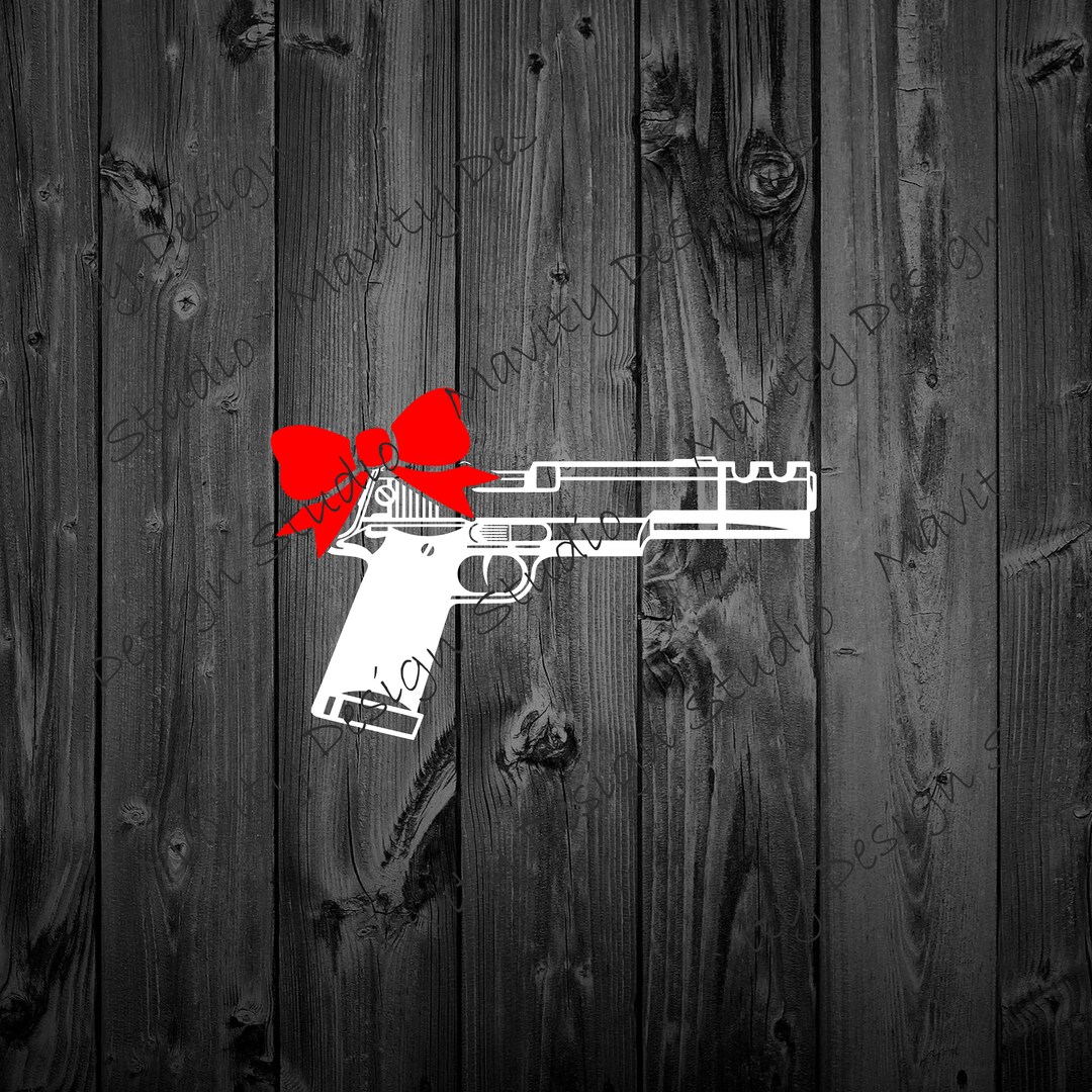 Womens Gun Svg | | With Bow | Png | for Cricut - Etsy