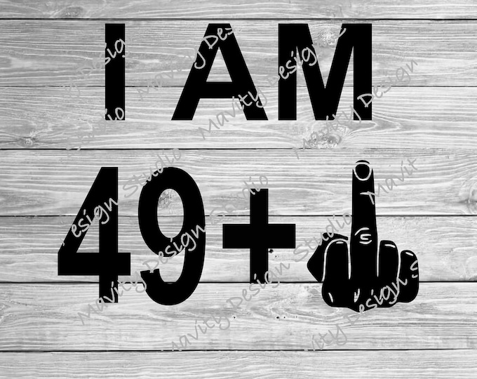 50th Birthday Digital File, SVG, PNG, JPG, Cricut & Silhouette ...