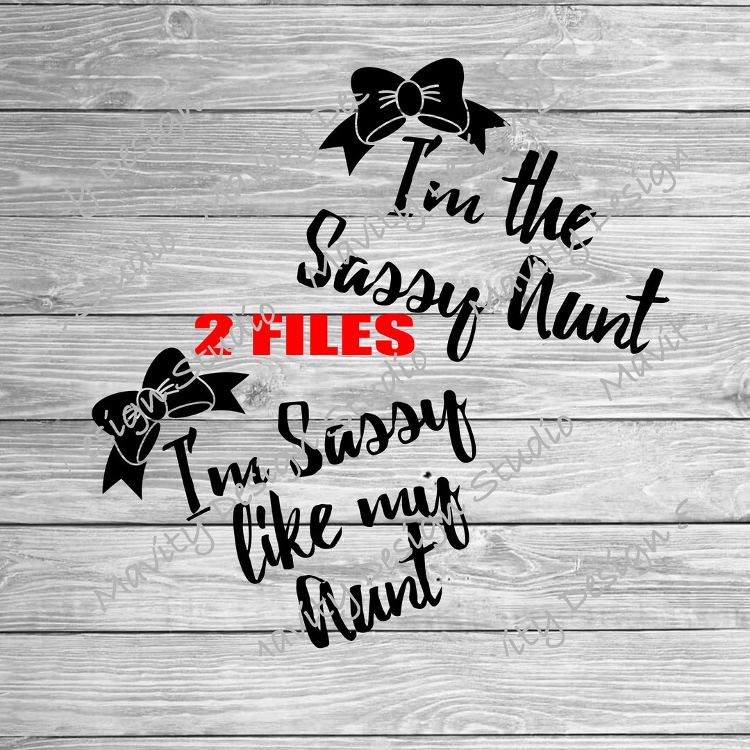 Matching Aunt and Niece Svg for Tshirt | PNG for Funny Aunt Shirt ...