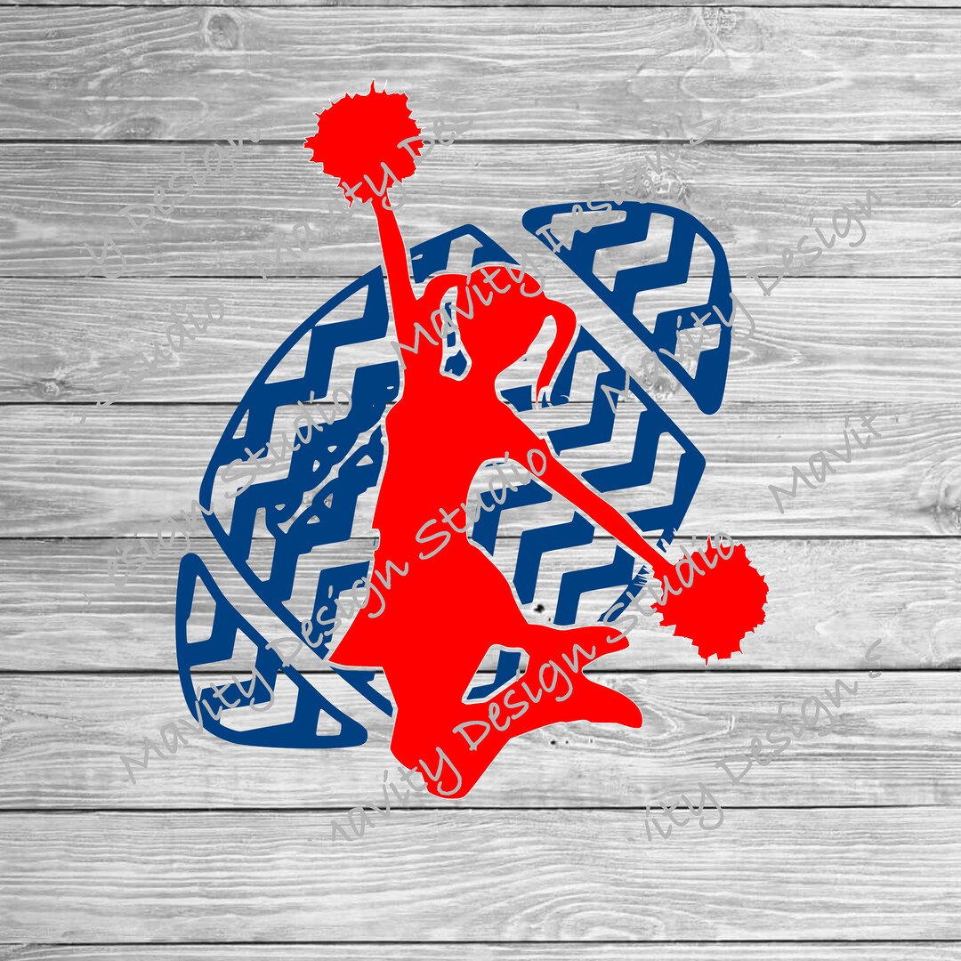 Football Cheerleading Chevron PNG for Tshirt or Decal | SVG for ...