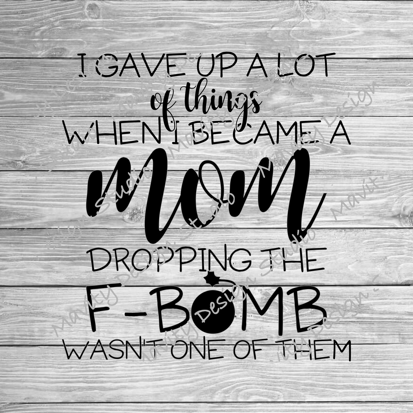 Funny F-bomb Mom SVG PNG Vector for Cricut - Etsy