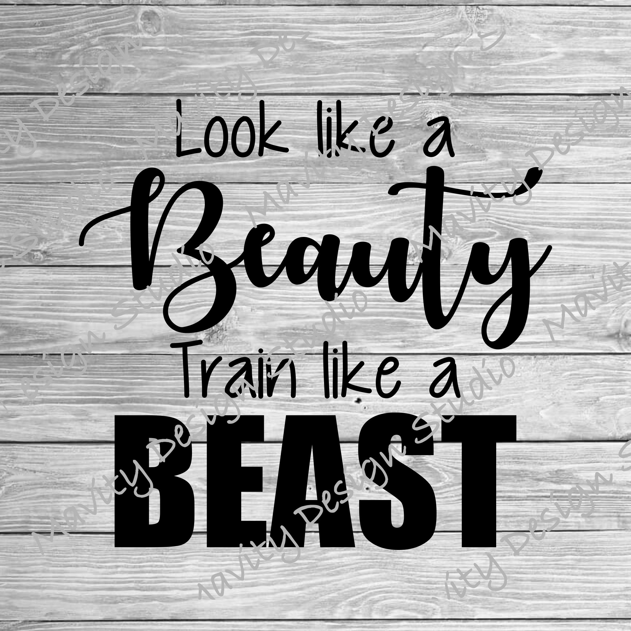 Look Like A Beauty Train Like A Beast Track