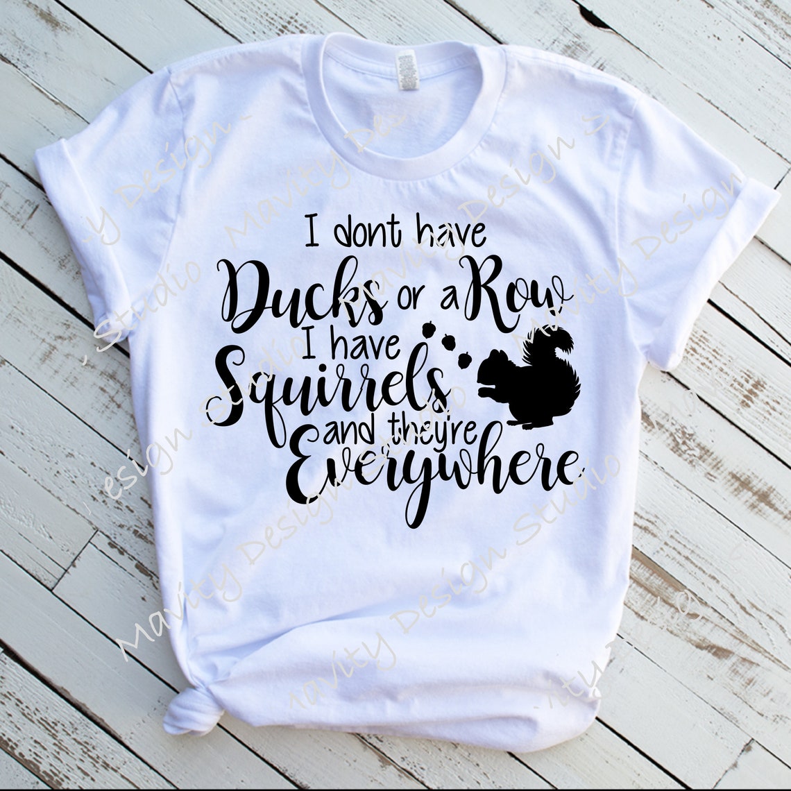 I Dont Have Ducks or a Row I Have Squirrels and Theyre Everywhere ...