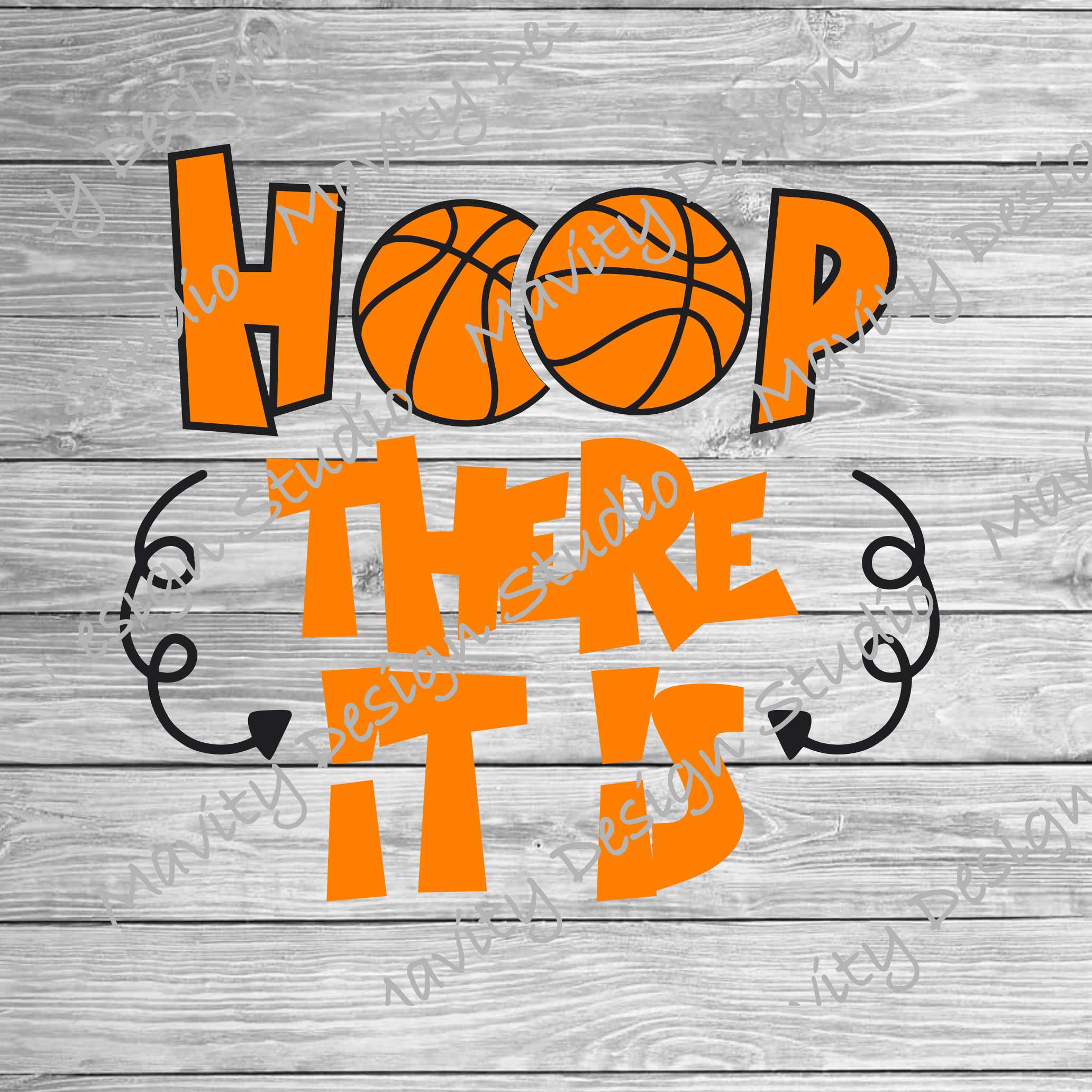 Basketball PNG for Tshirt Hoop There It is Cute Basketball - Etsy