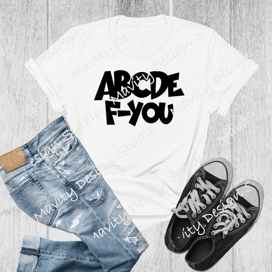 ABCDE F You SVG PNG: Adult Anti Valentines Day Cricut File (digital ...