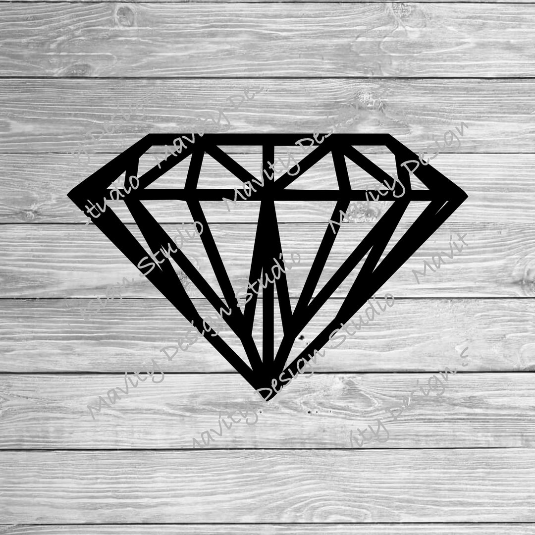 Diamond Svg | Diamond Png | Vector Cut File for Cricut | Diamond ...