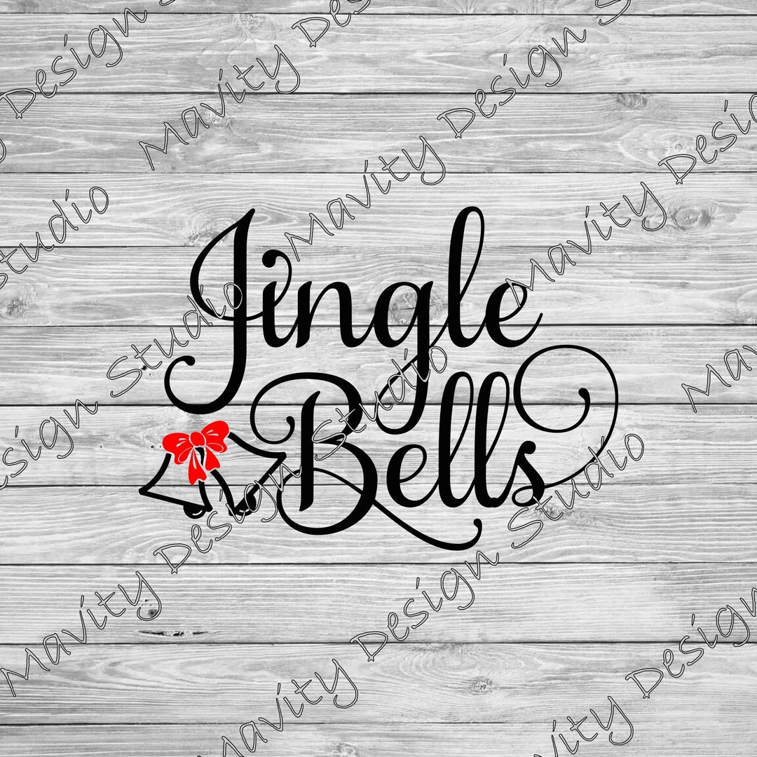 Cute Christmas PNG | Jingle Bells SVG | Cut File for Cricut - Etsy