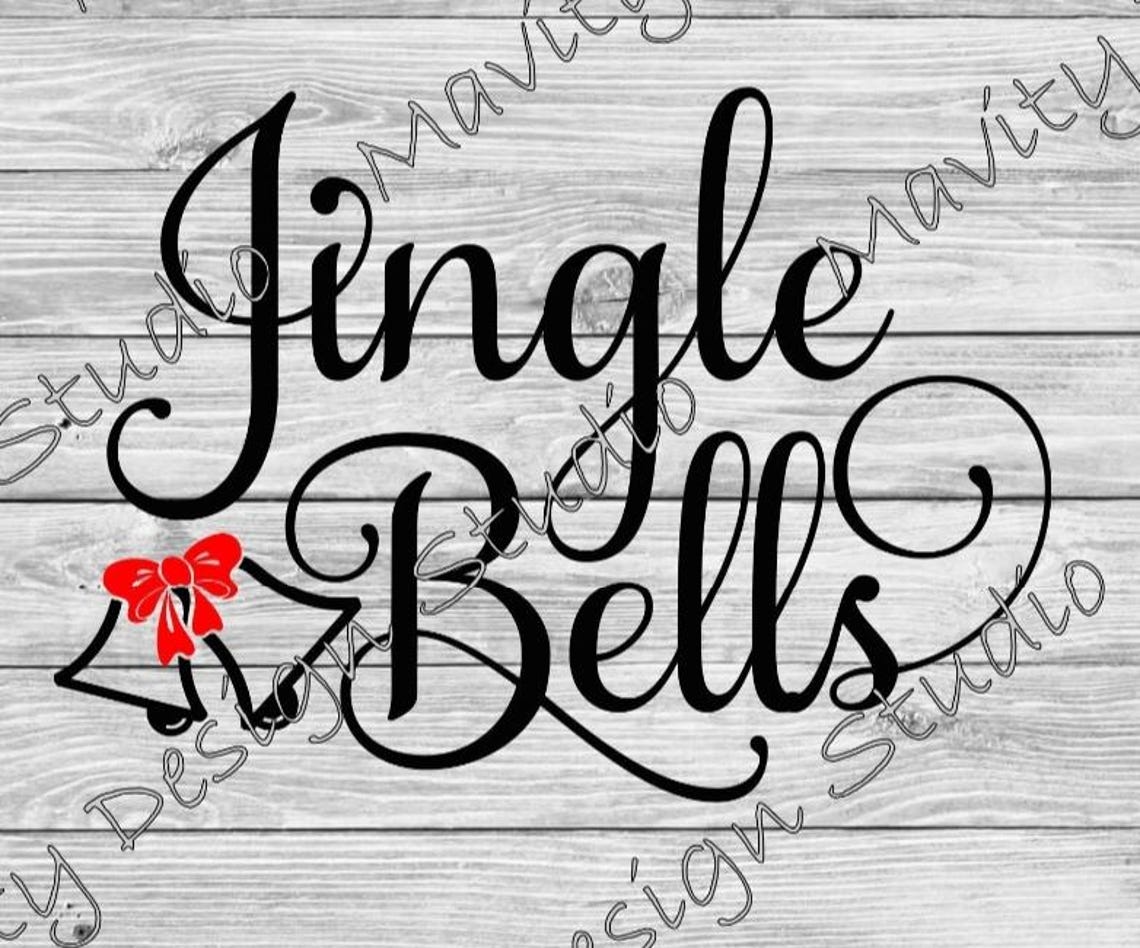 Jingle Bells Christmas SVG PNG | Cricut Cut File - Etsy
