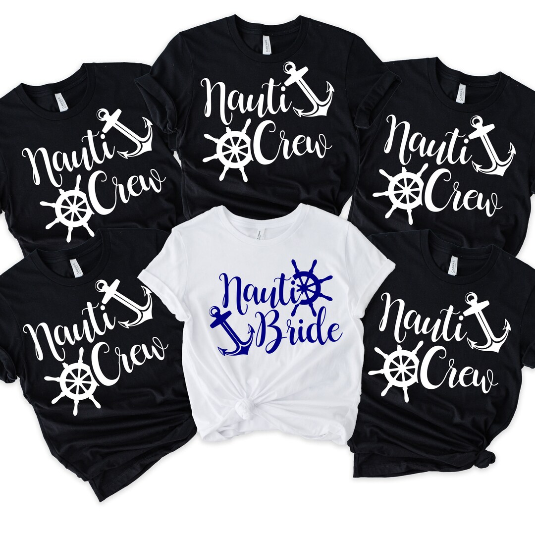 Nauti Bride | Nauti Crew | Nautical Bridal Party Svgs | Aloha Beaches ...