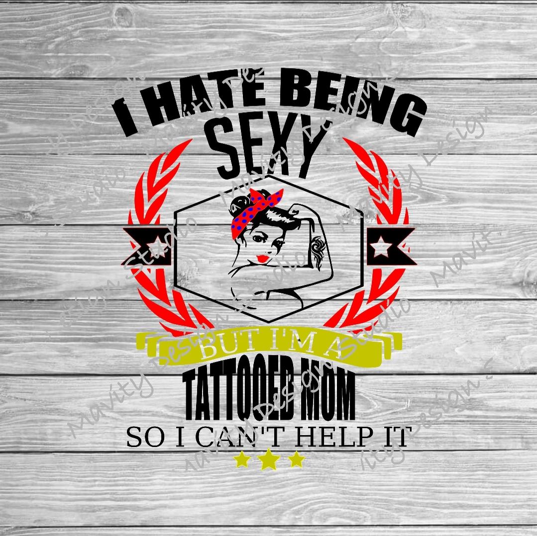 Tattooed Mom SVG PNG: Vector Cut File for Cricut - Etsy
