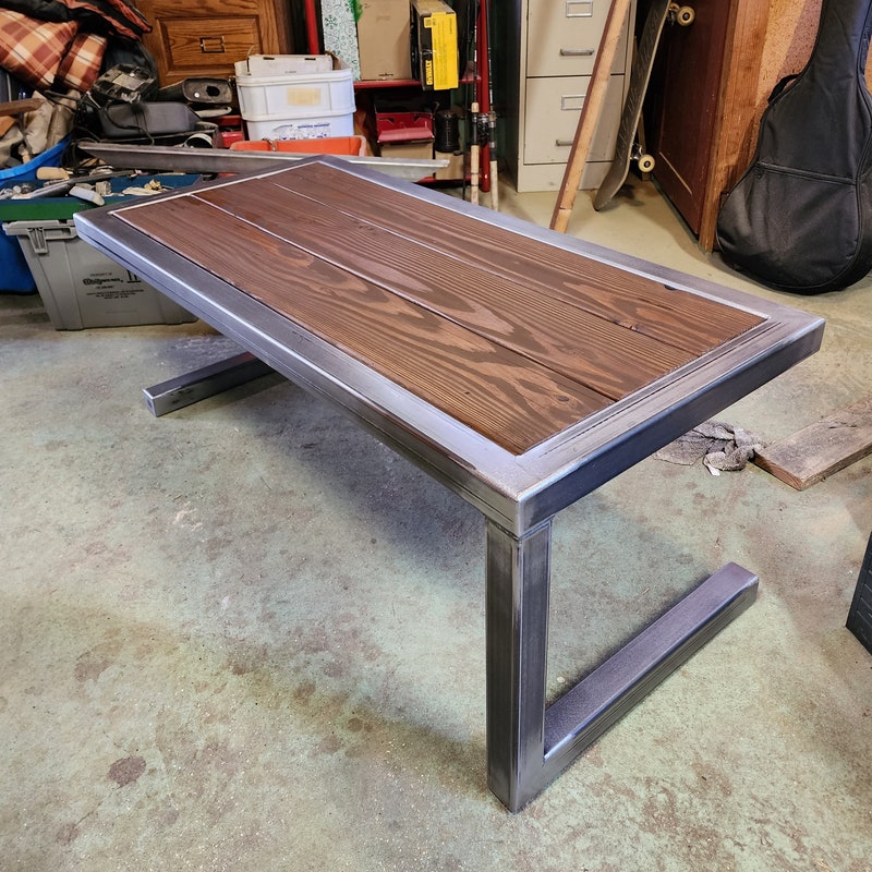 Industrial Coffee Table - Etsy