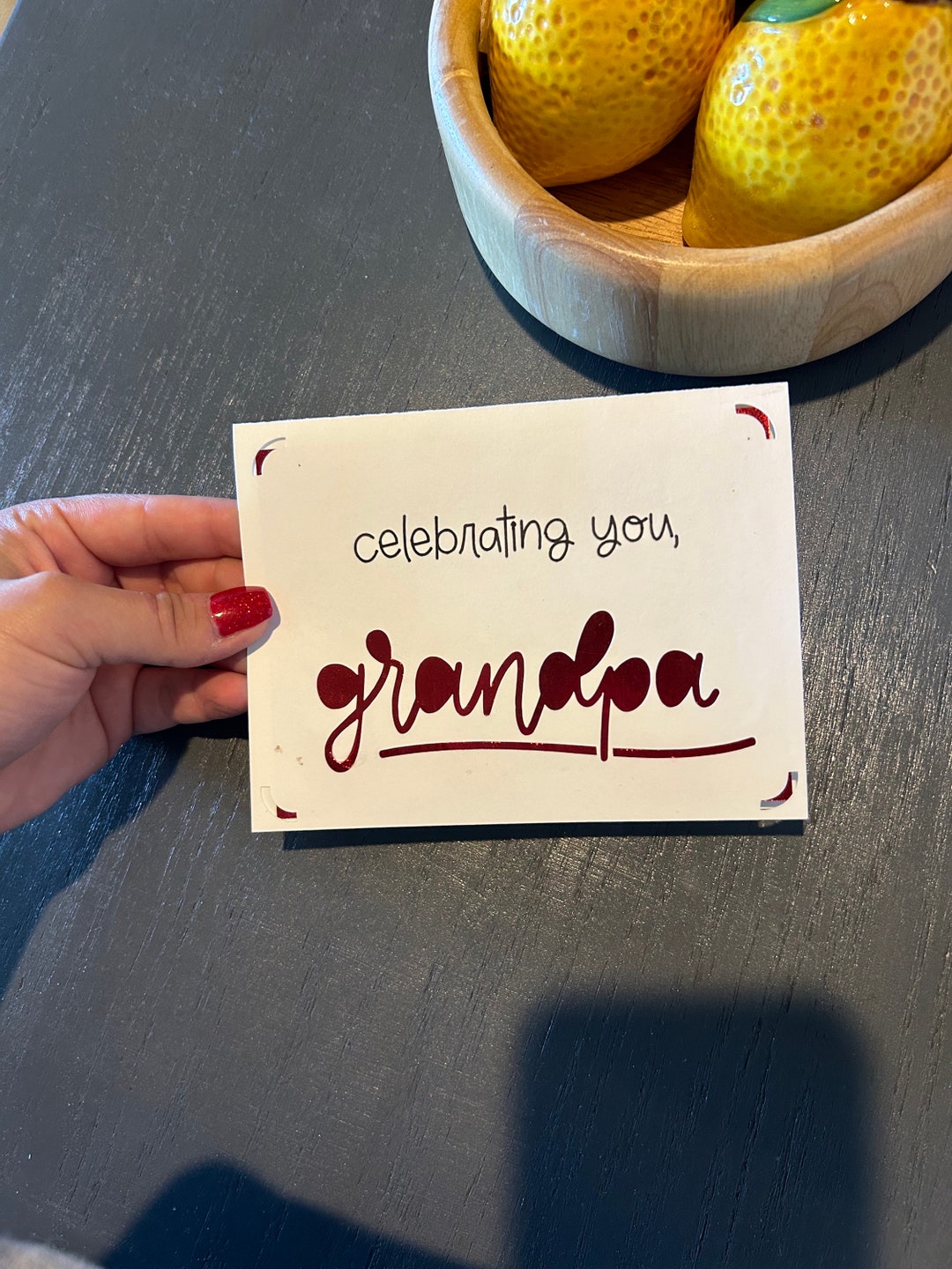 Simple Card for Grandpa - Etsy