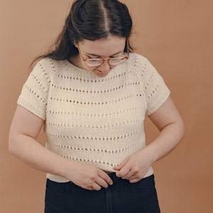 Tolsta Tee Knitting Pattern: Basic Raglan T-shirt (PDF Pattern) - Etsy
