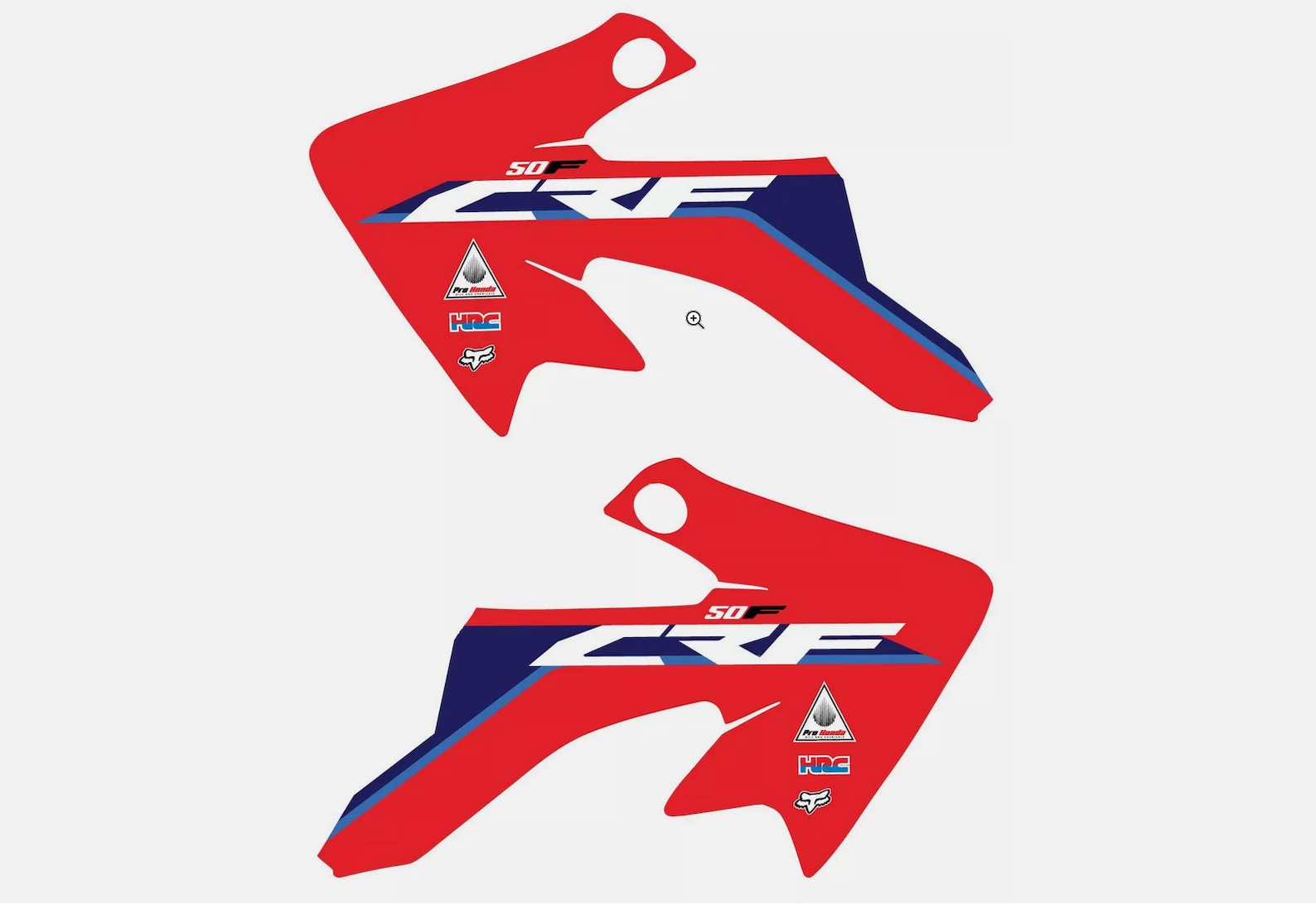 HONDA CRF50 HRC Red Team Shroud Graphics 2004-2024 21mil Thick ...